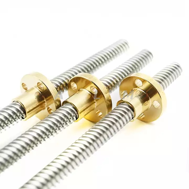 Trapezoidal Tr22x5 Lead Screw for Food And Beverage Processing Machine ...