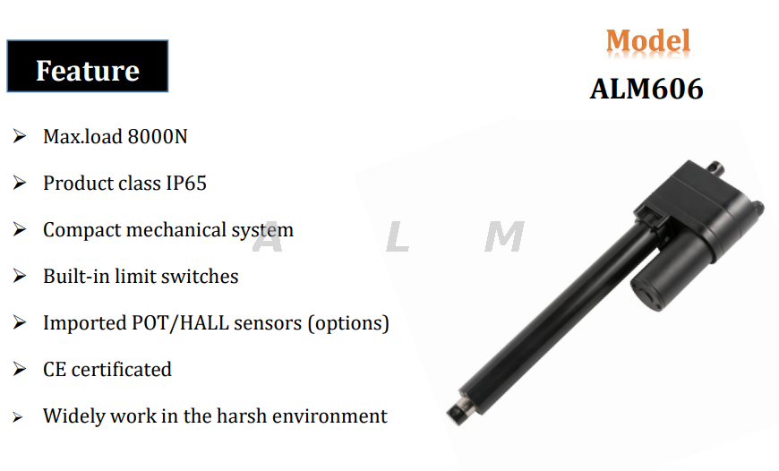 Product Class IP65 Trapezoidal Screw/ball Screw Drive Brushed DC Motor ...
